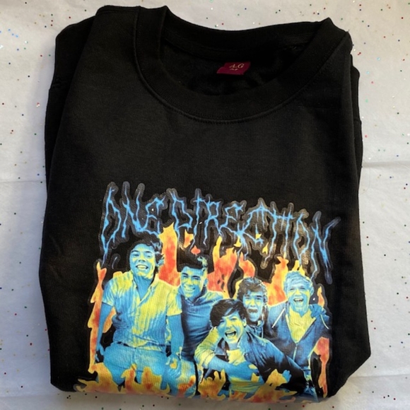Sweaters | Heavy Metal One Direction Merch Sweatshirt Unisex | Poshmark